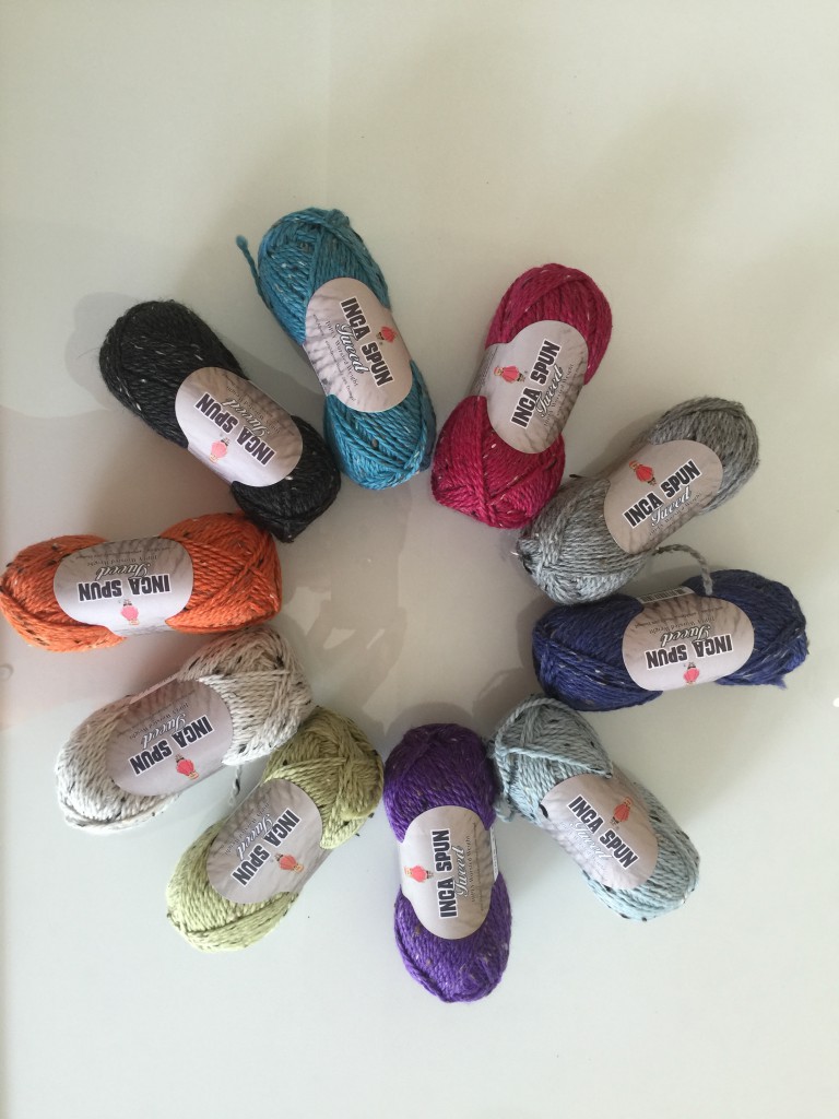 I nca Spun Alpaca/Irish Donegal Tweed